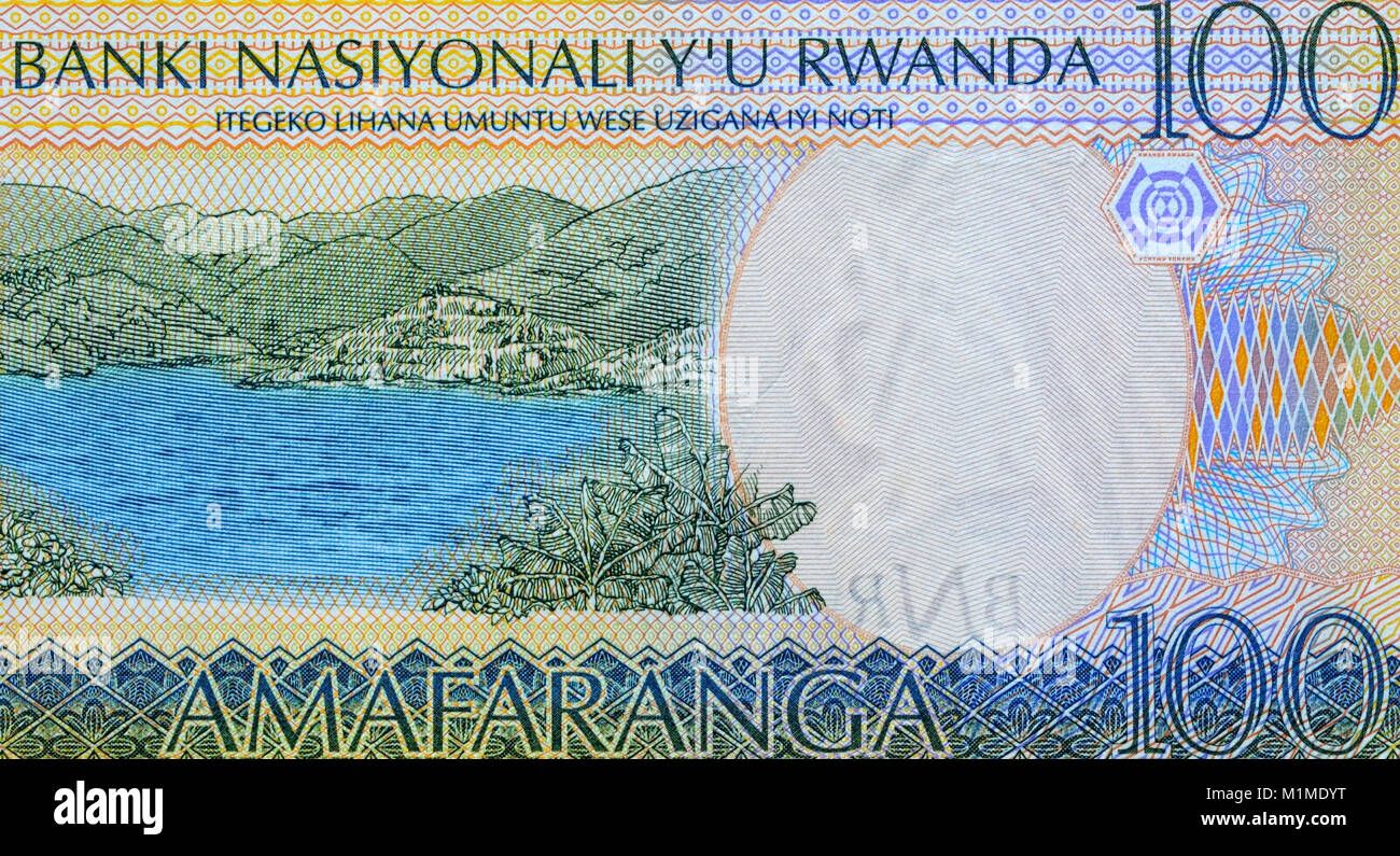 Rwanda 100 One Hundred Francs Bank Notes Stock Photo - Alamy