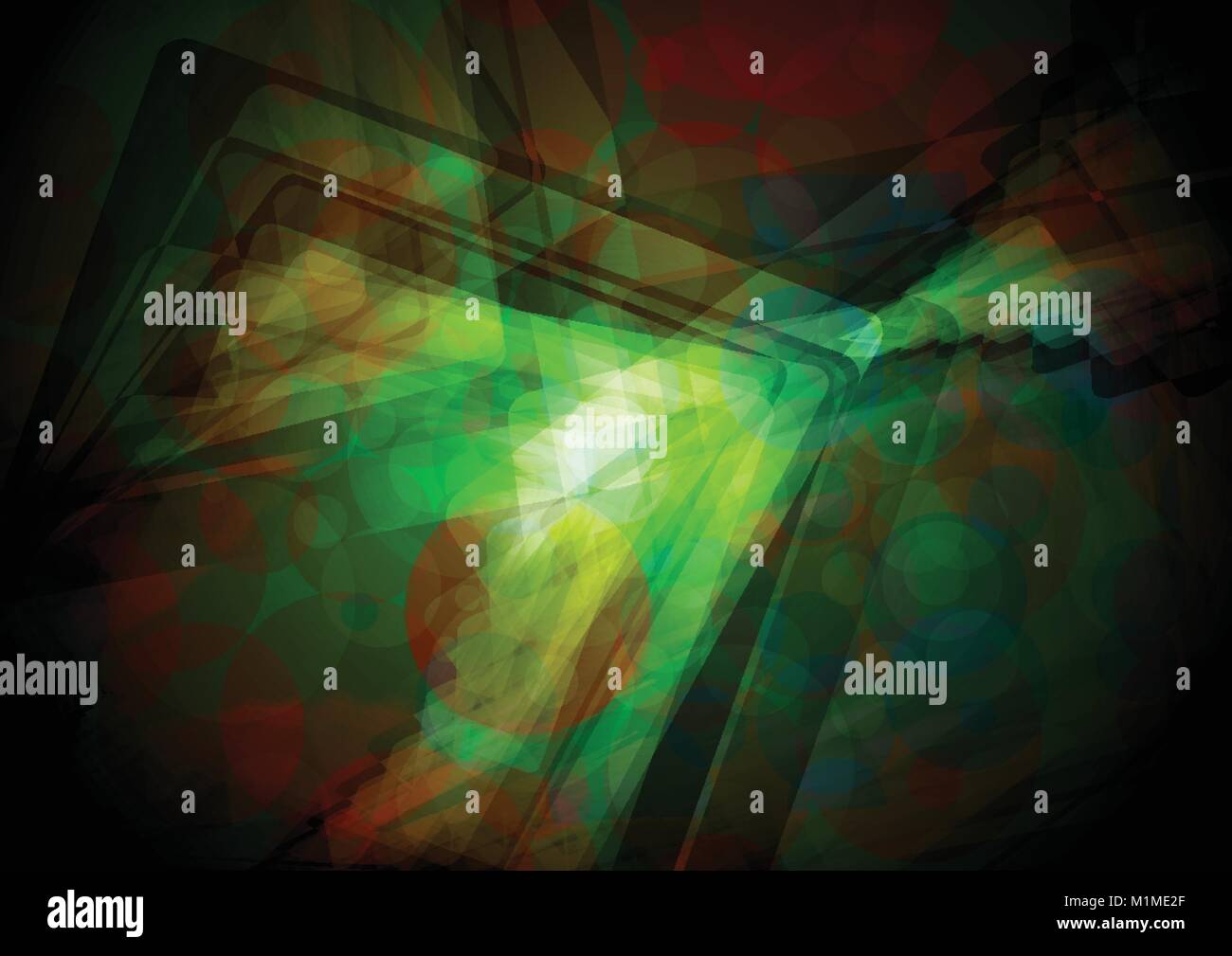 Abstract green shiny vector Stock Vector Image & Art - Alamy