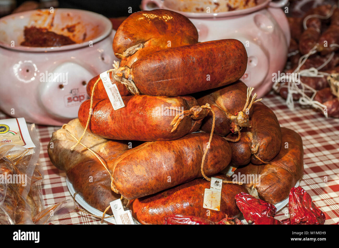 Nduja calabria hi-res stock photography and images - Alamy
