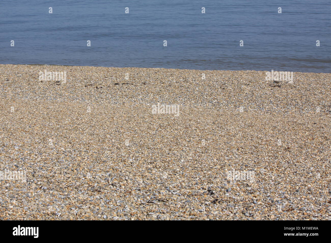 Pebble Beach, Suffolk, England Stock Photo - Alamy