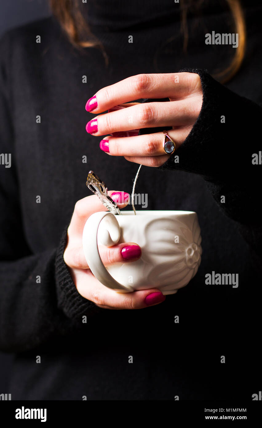 Teabag woman hi-res stock photography and images - Alamy