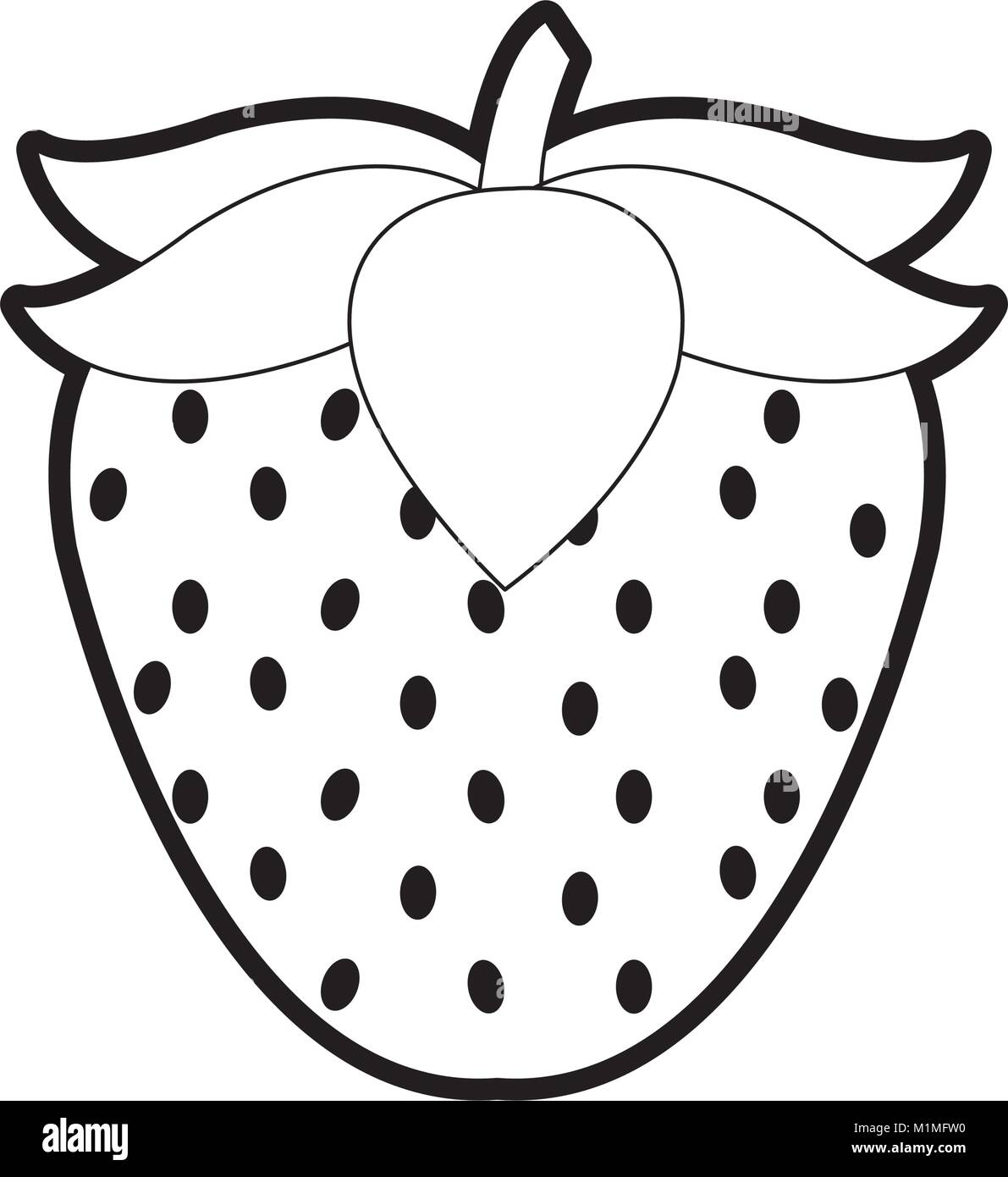 Isolated strawberry design Stock Vector Image & Art - Alamy