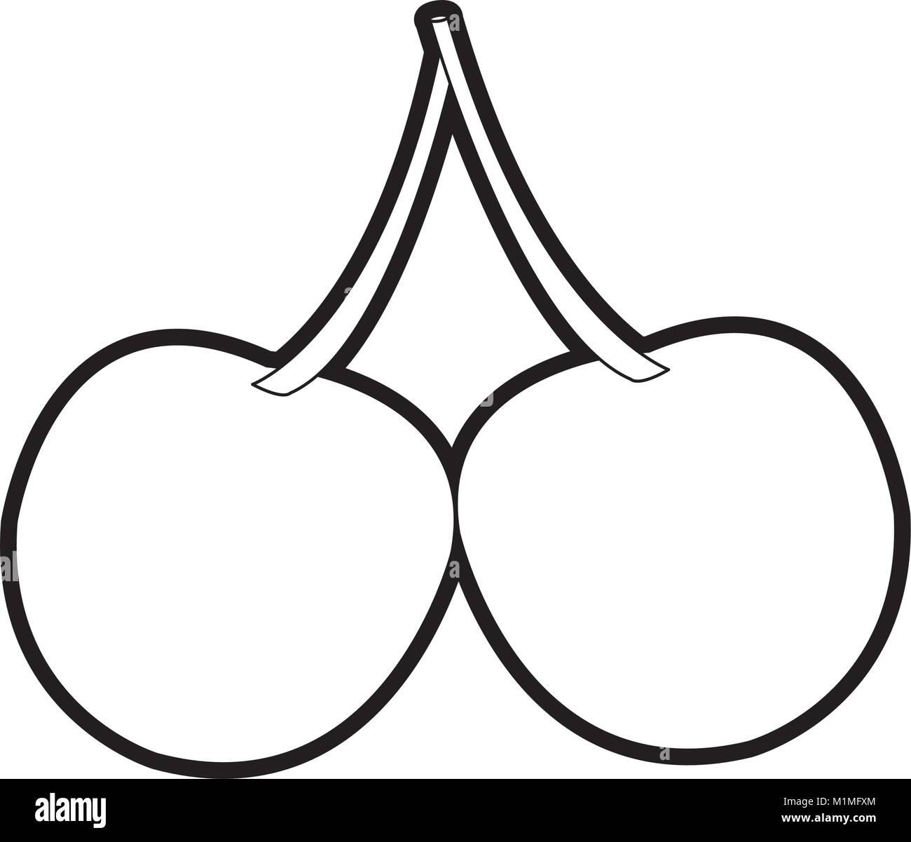 Isolated cherry design Stock Vector Image & Art - Alamy