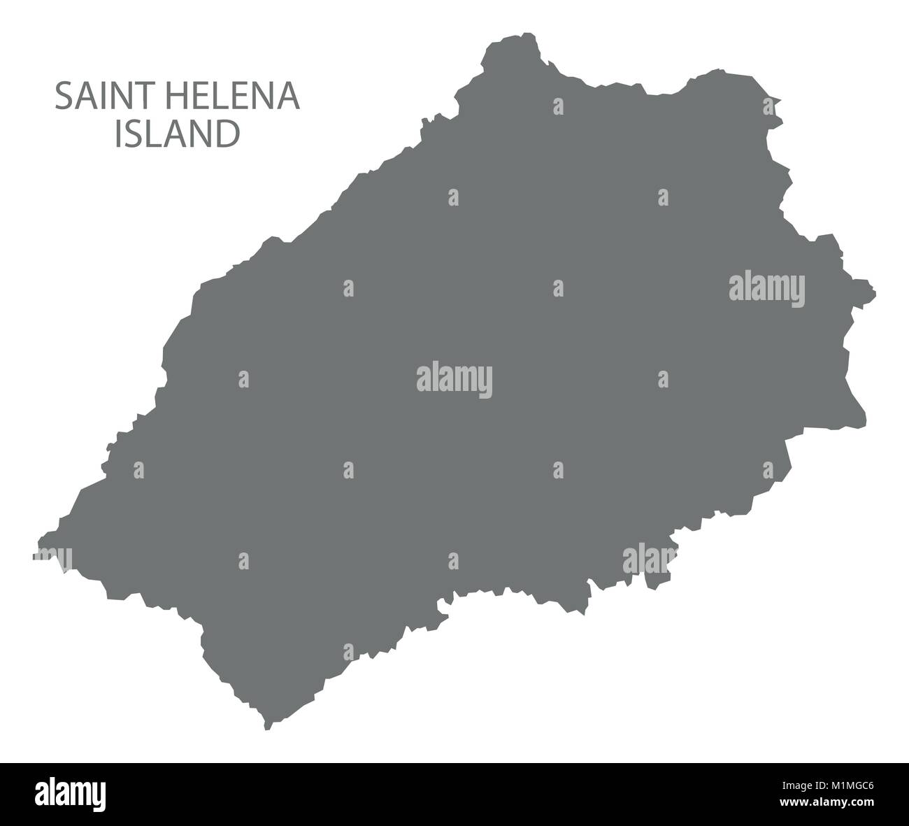 Saint helena island map Cut Out Stock Images & Pictures - Alamy
