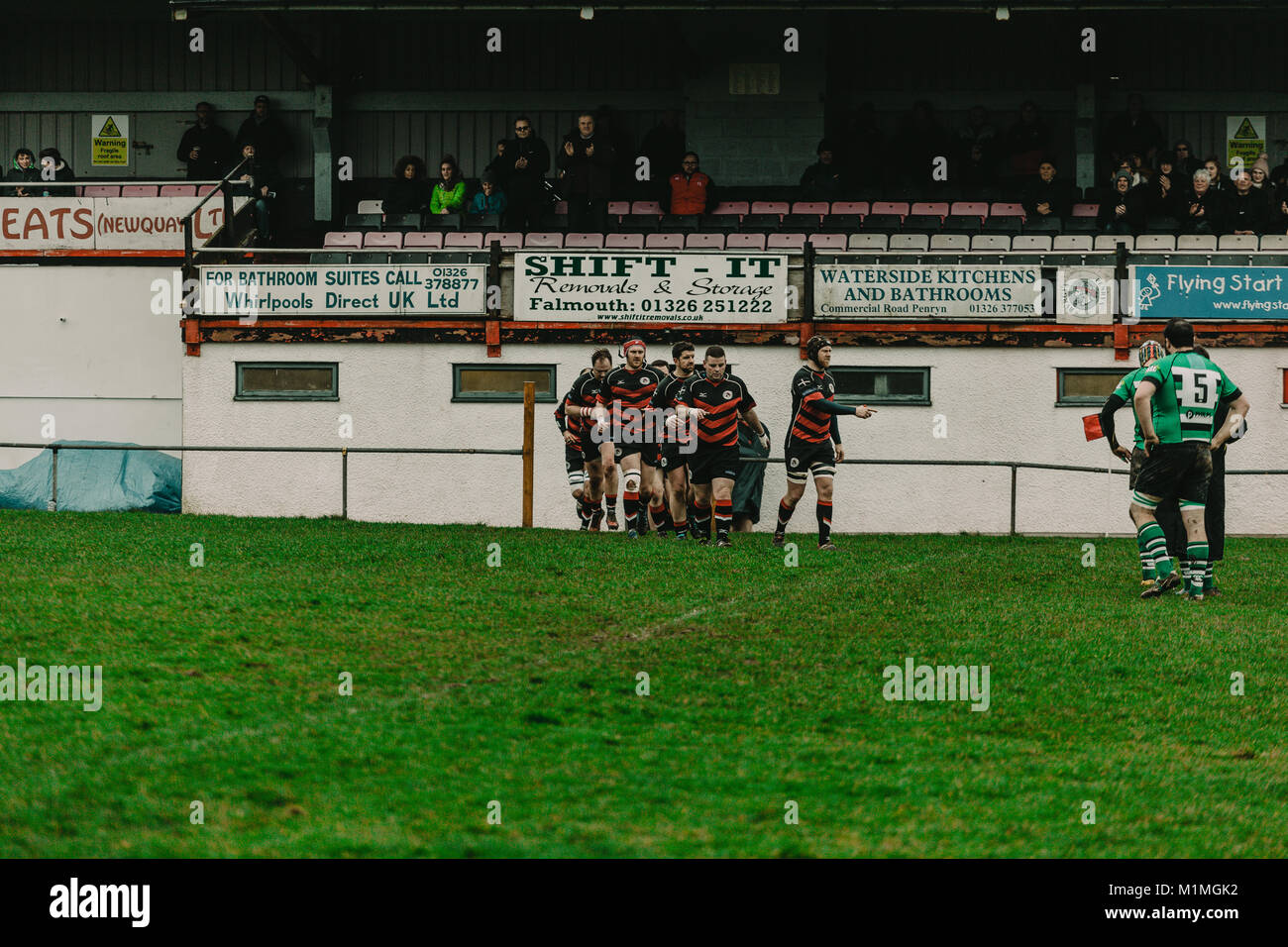 Penryn RFC vs Hayle RFC at The Memorial Stadium, Penryn, Cornwall, UK ...