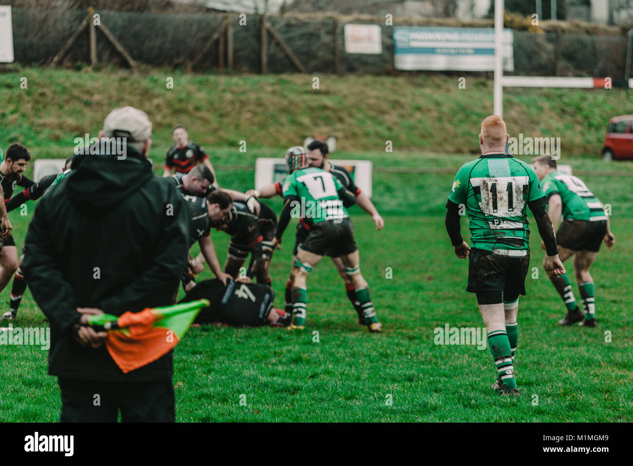 Penryn RFC vs Hayle RFC at The Memorial Stadium, Penryn, Cornwall, UK ...