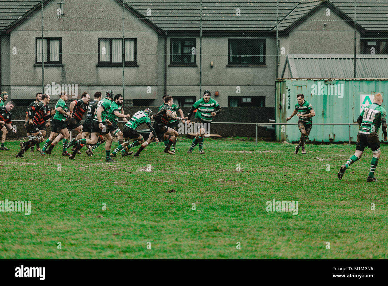 Penryn RFC vs Hayle RFC at The Memorial Stadium, Penryn, Cornwall, UK ...