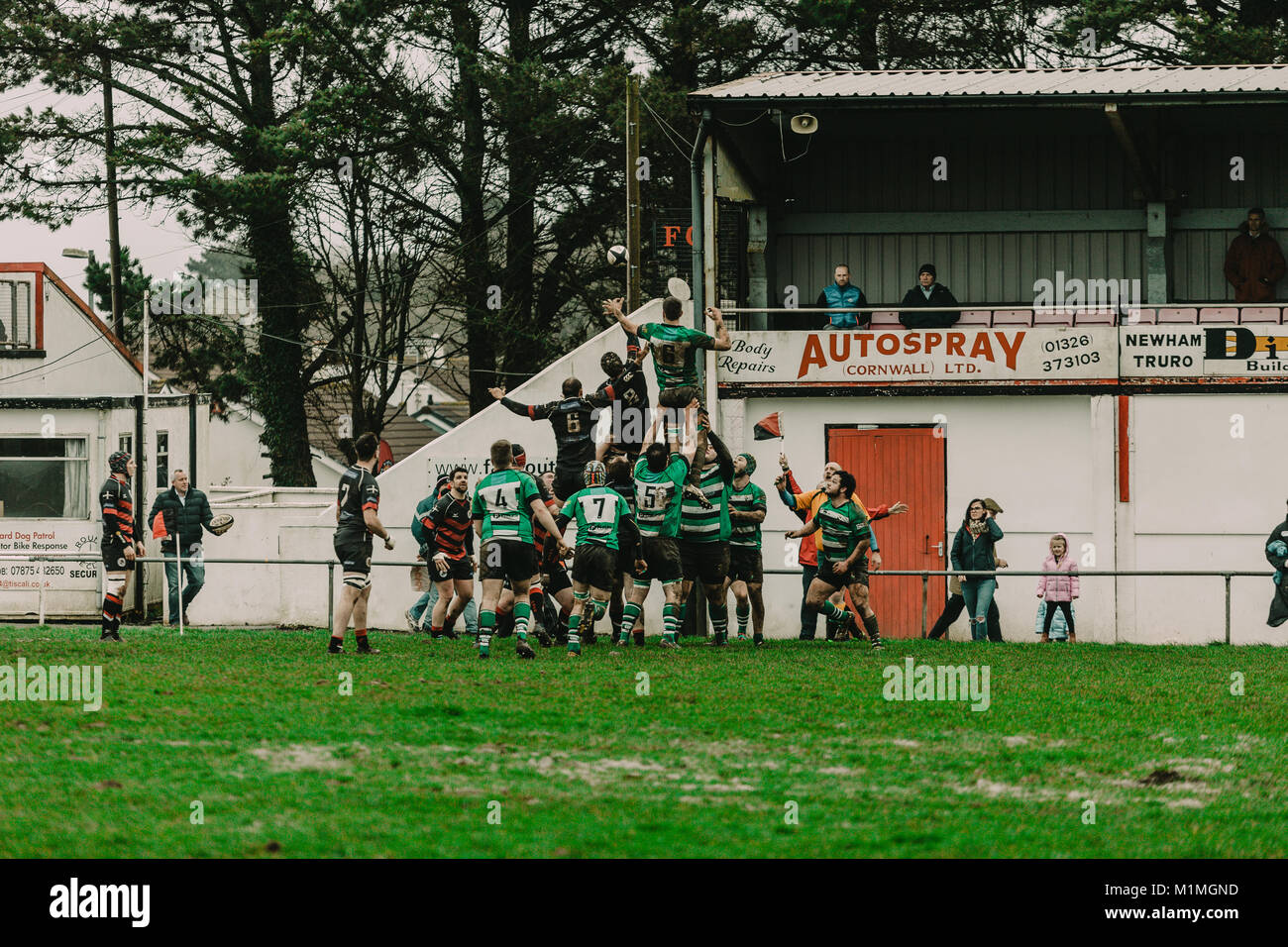 Penryn RFC vs Hayle RFC at The Memorial Stadium, Penryn, Cornwall, UK ...
