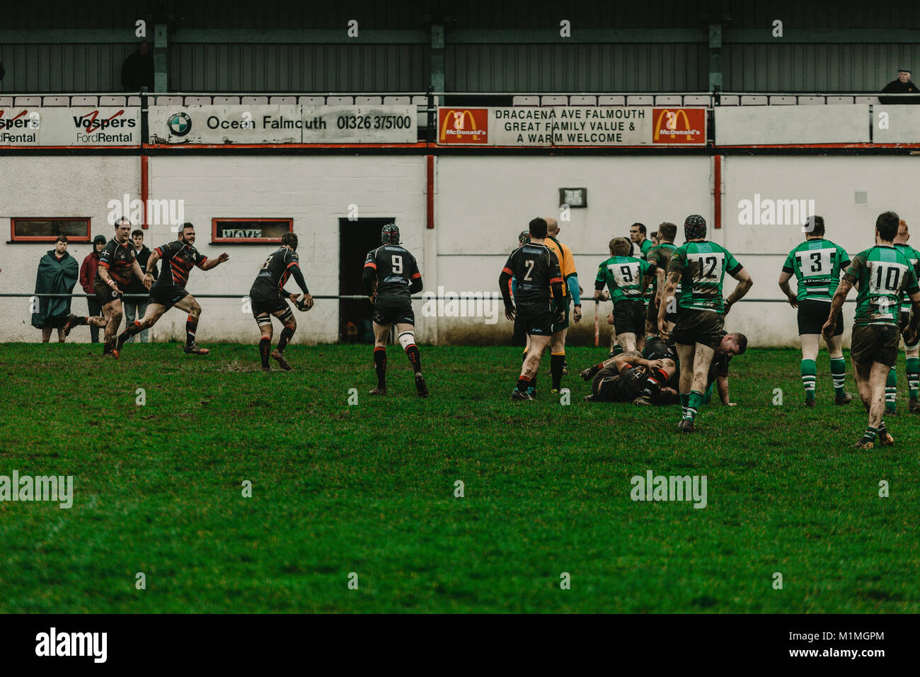 Penryn RFC vs Hayle RFC at The Memorial Stadium, Penryn, Cornwall, UK ...