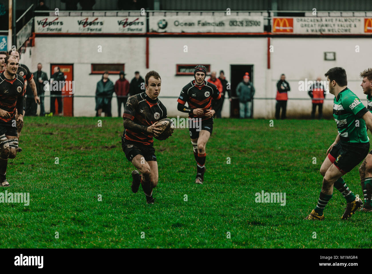 Penryn RFC vs Hayle RFC at The Memorial Stadium, Penryn, Cornwall, UK ...