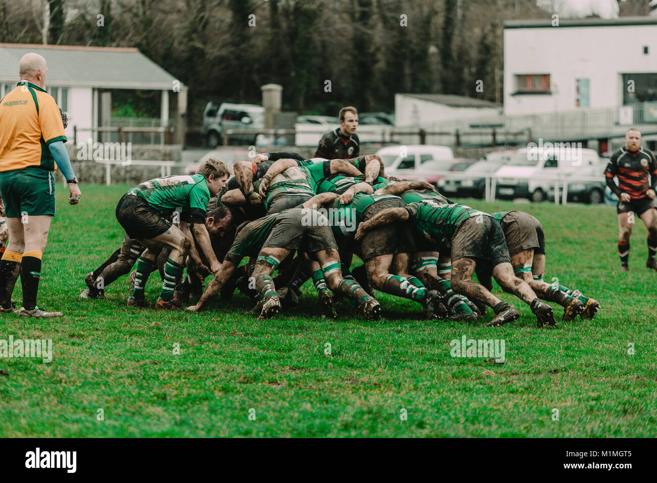Penryn RFC vs Hayle RFC at The Memorial Stadium, Penryn, Cornwall, UK ...