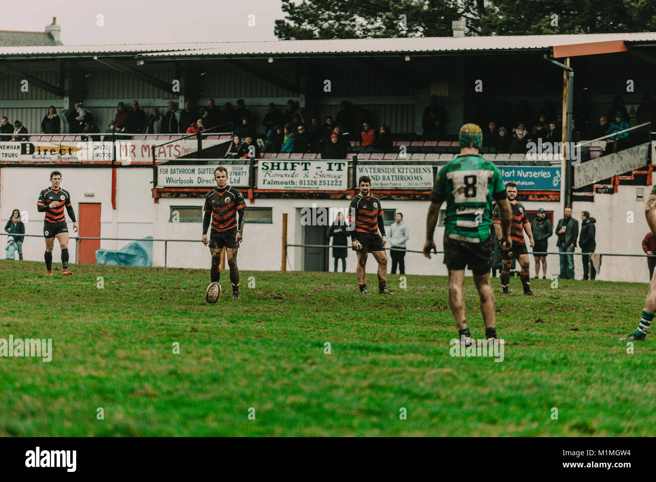 Penryn RFC vs Hayle RFC at The Memorial Stadium, Penryn, Cornwall, UK ...