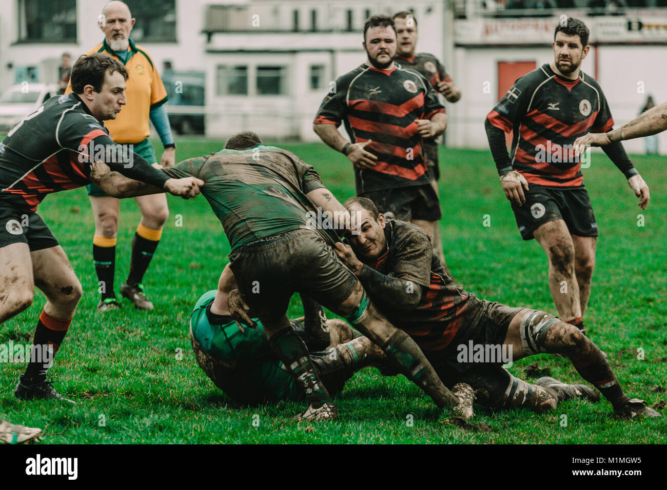 Penryn RFC vs Hayle RFC at The Memorial Stadium, Penryn, Cornwall, UK ...