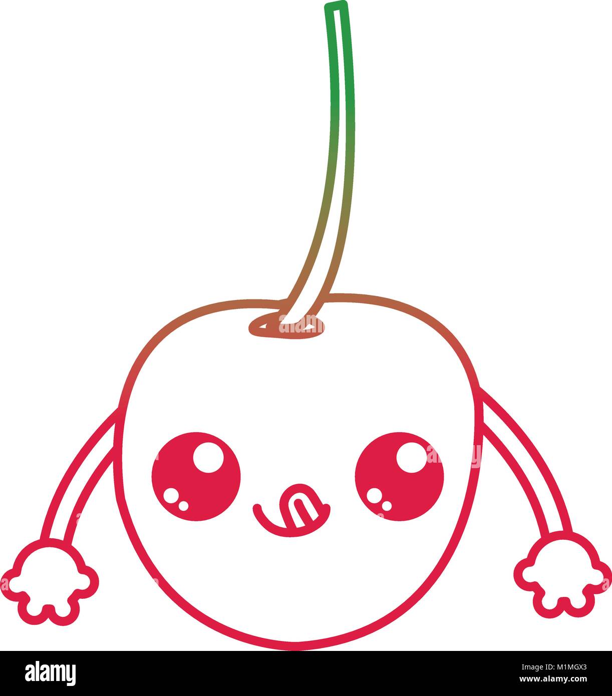 Isolated cherry design Stock Vector Image & Art - Alamy