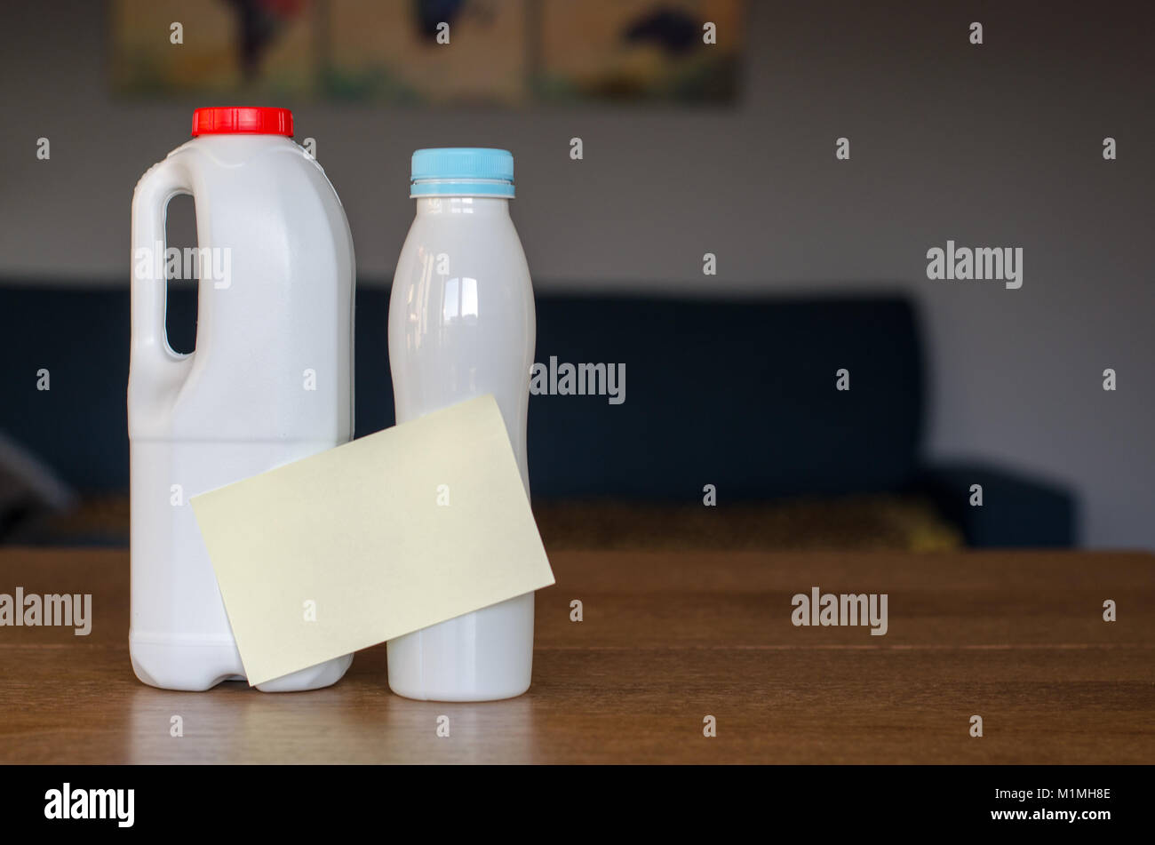 Plastic bottles paper sticker hi-res stock photography and images - Alamy