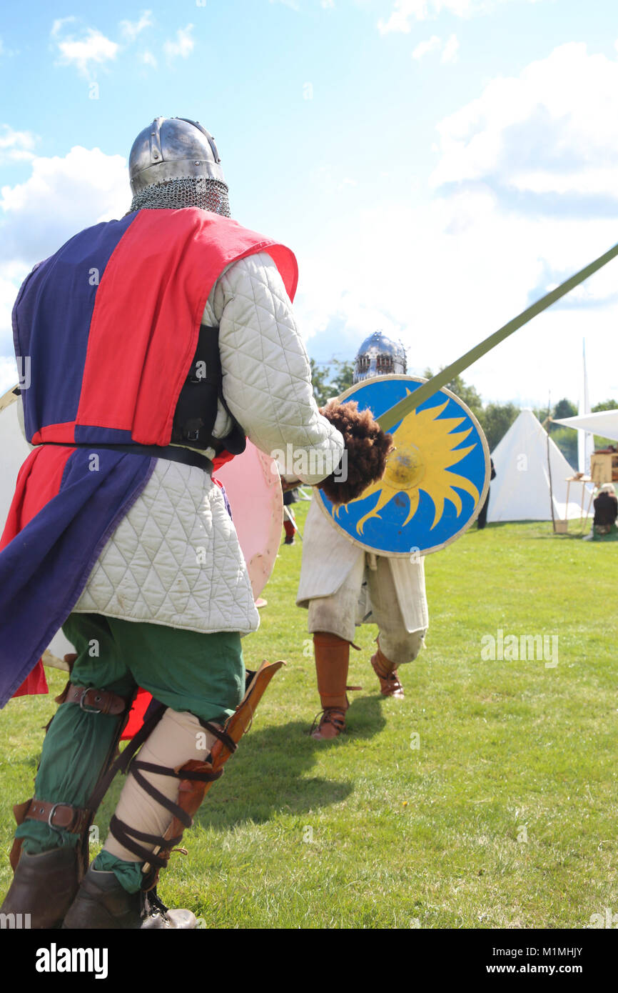 viking fight on the water Stock Photo - Alamy