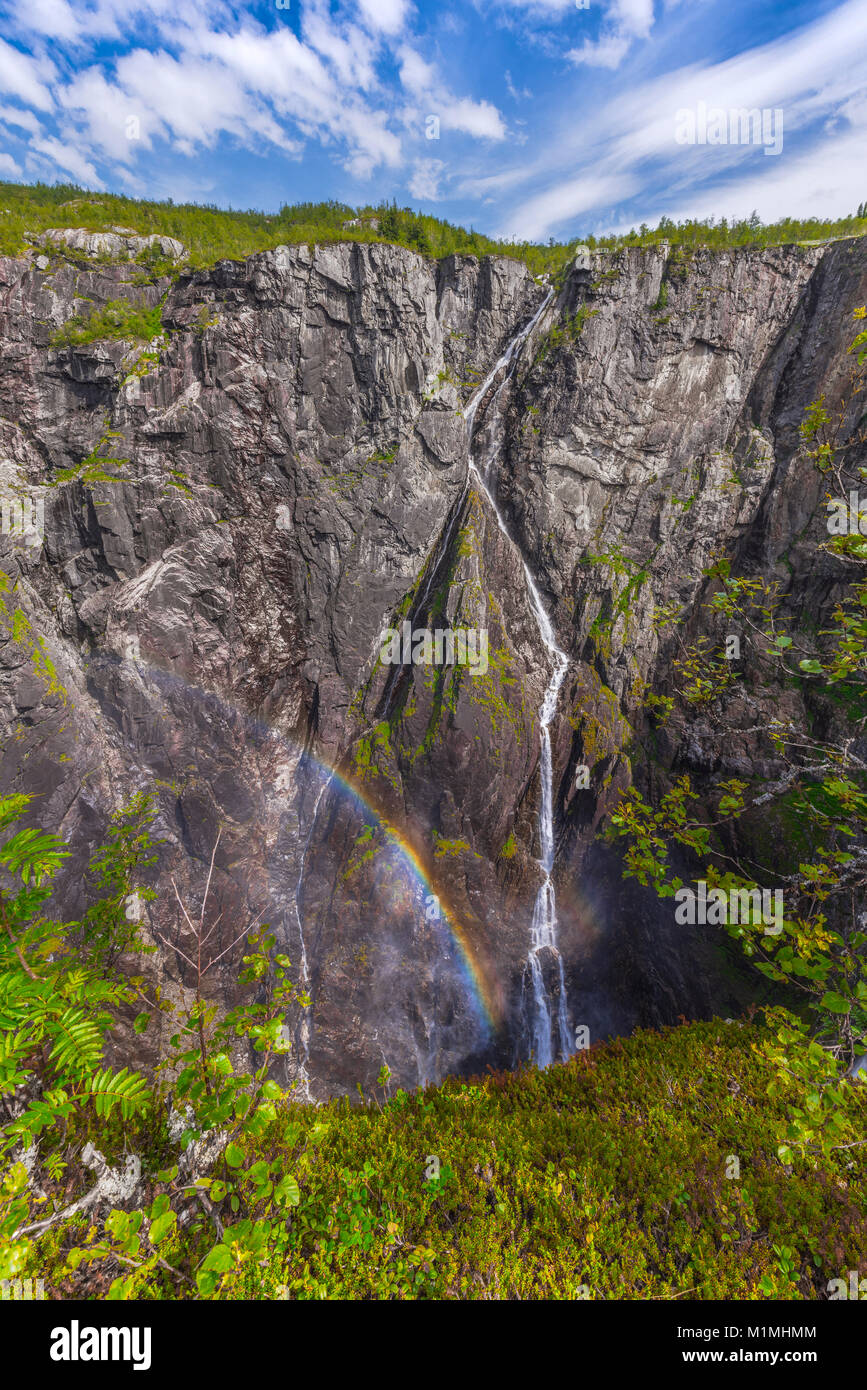 Voringfossen waterfall in norway hi-res stock photography and images ...