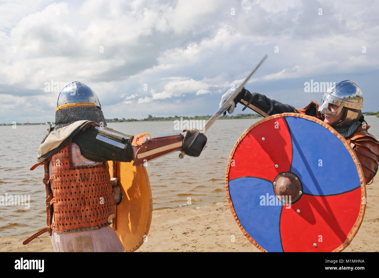 vikings in cover Stock Photo - Alamy