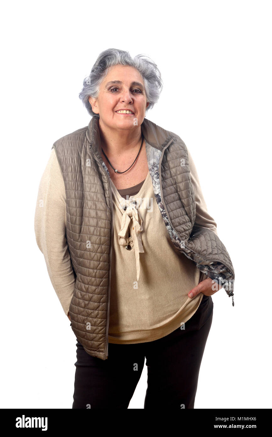 Senior woman skin care Cut Out Stock Images & Pictures - Alamy