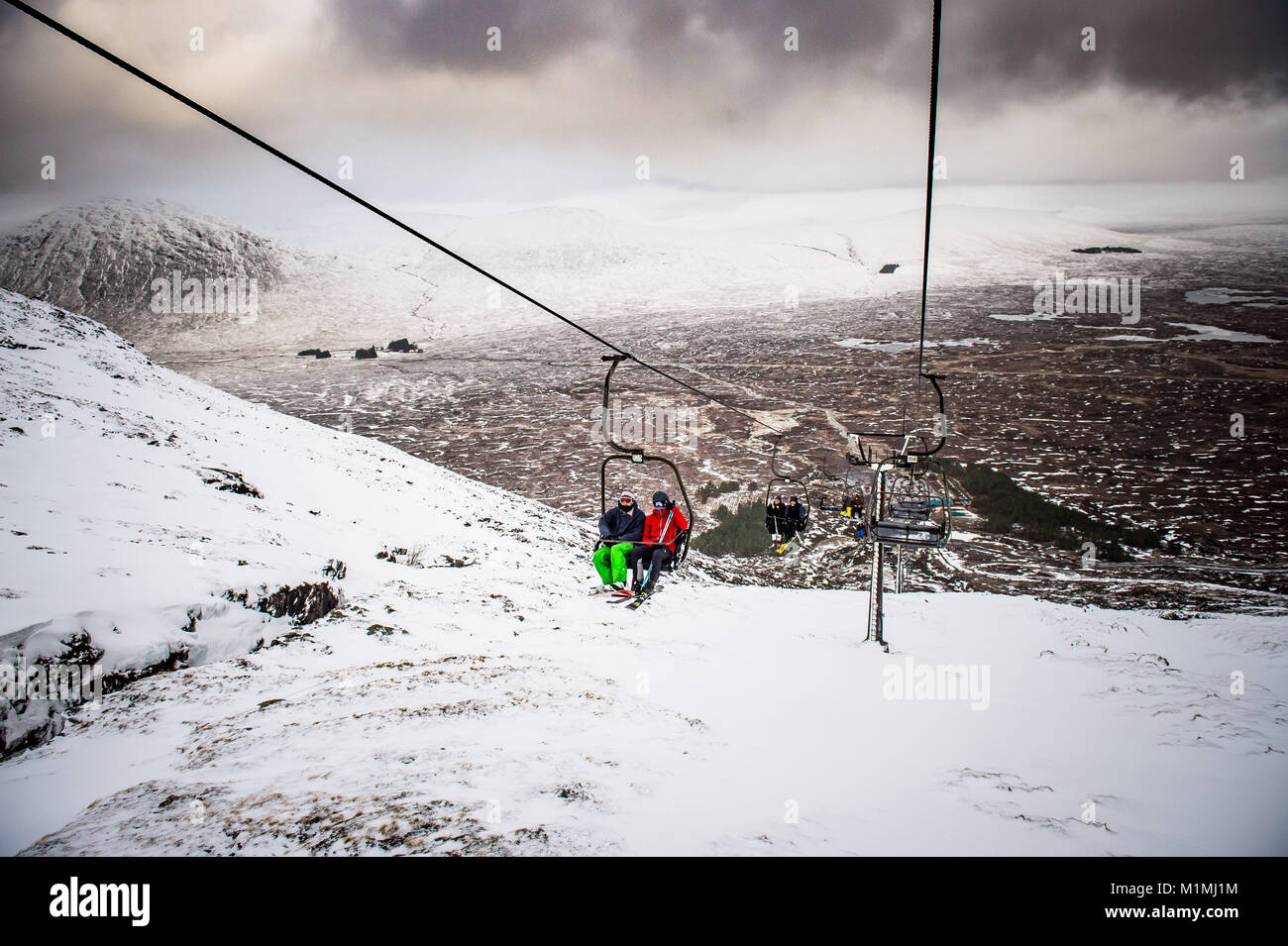 Glencoe mountain resort skiing hi-res stock photography and images - Alamy