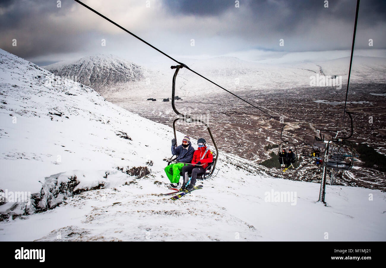 Glencoe mountain resort skiing hi-res stock photography and images - Alamy