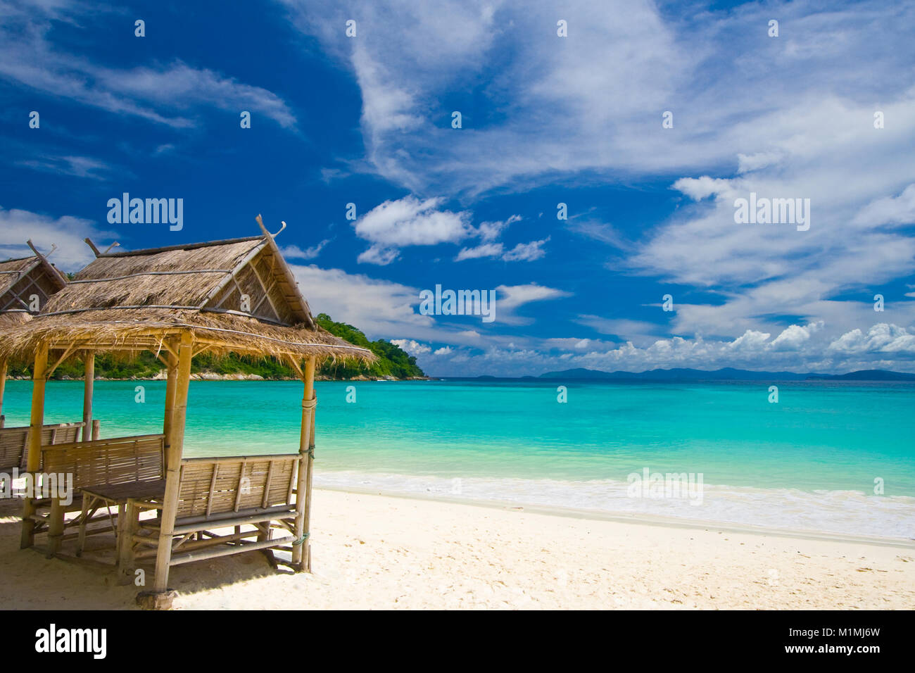 Paradise on earth! This is the magnificent beach of Siam Bay. Turquoise ...