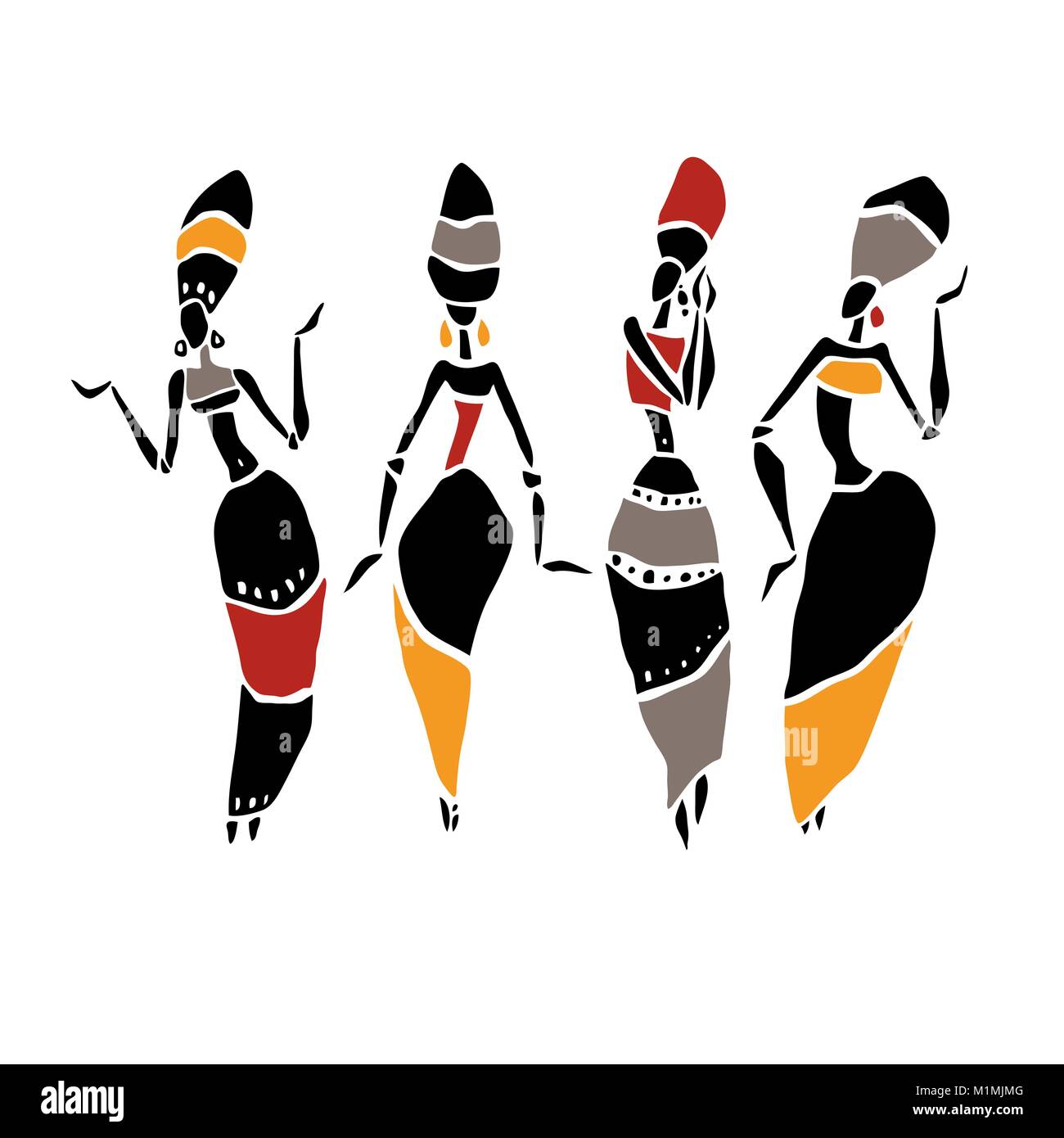 African Dance Silhouette