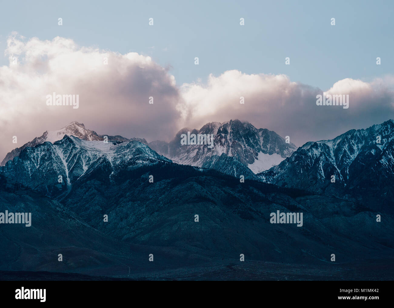 Mount Whitney, Sierra Nevada Mountain Range, California, United States ...
