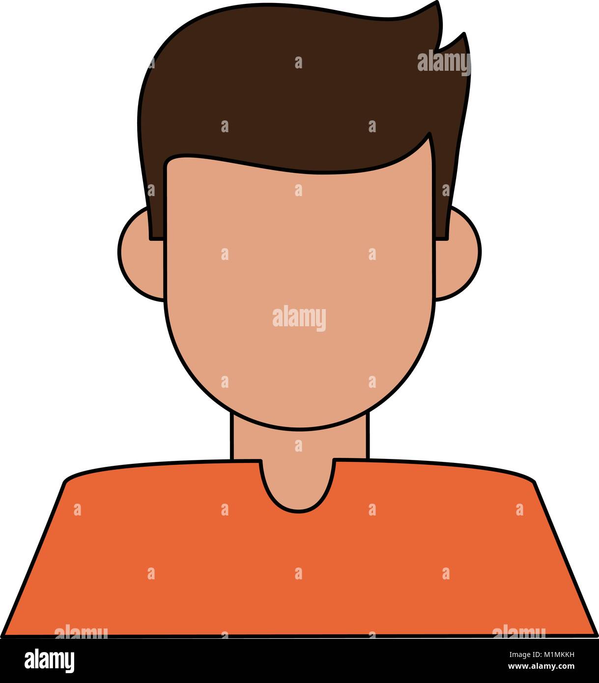Man faceless cartoon Stock Vector Image & Art - Alamy