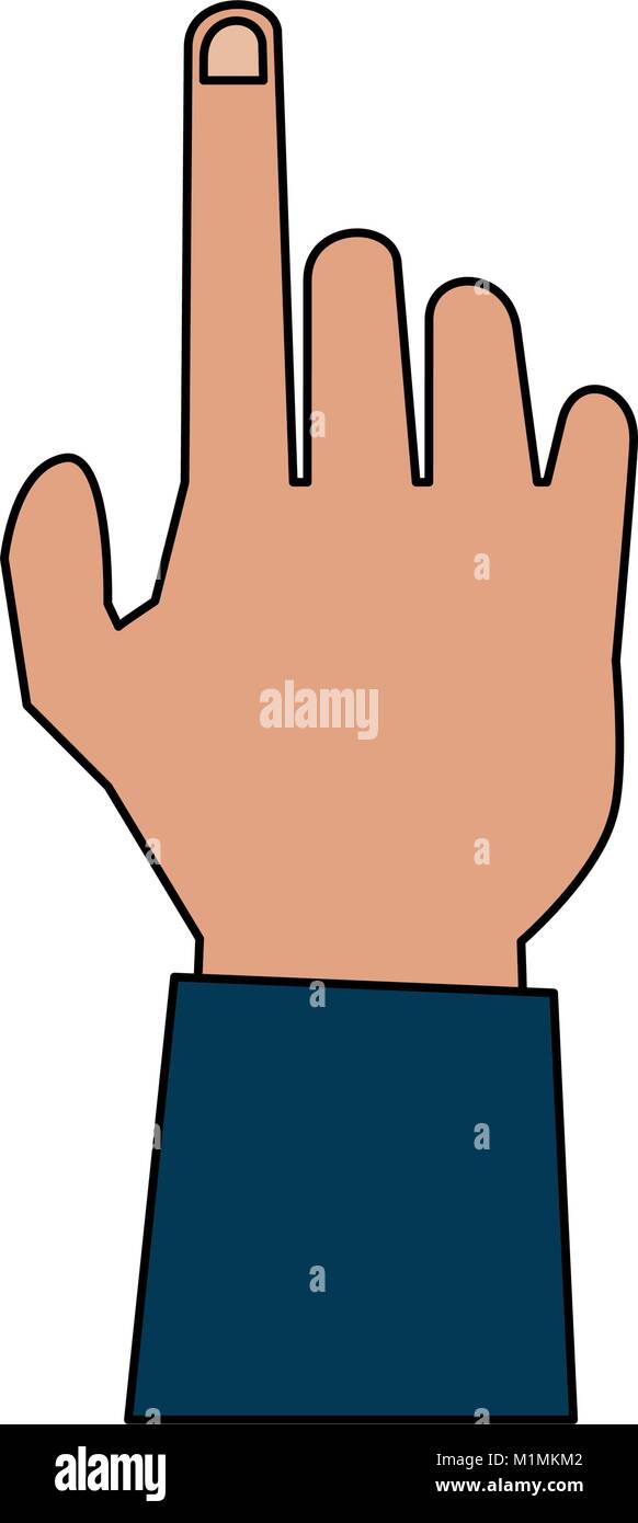 Hand pointing up Stock Vector Image & Art - Alamy