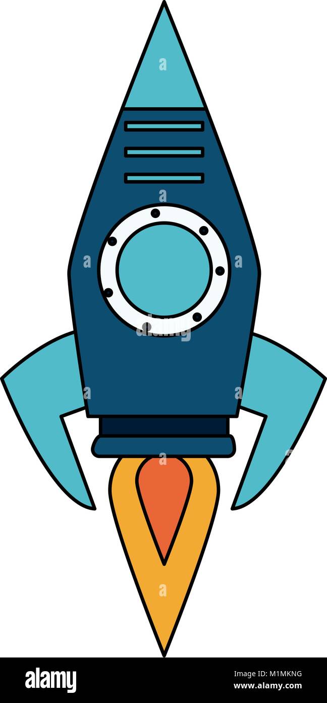 Rocket spaceship symbol Stock Vector Image & Art - Alamy