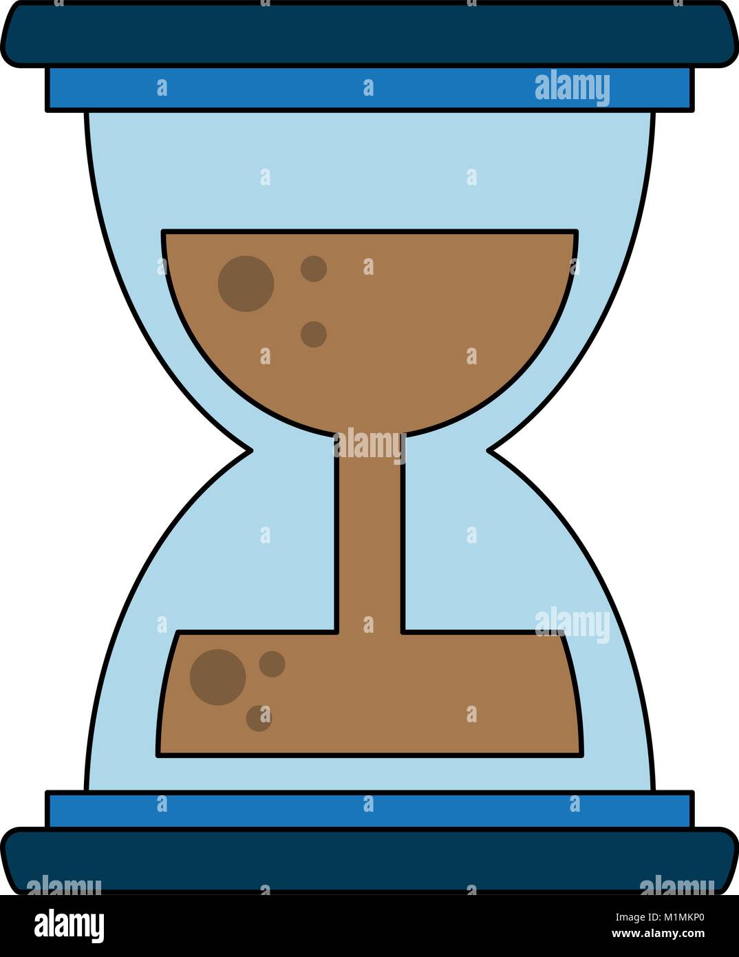 Hourglass antique clock Stock Vector Image & Art - Alamy