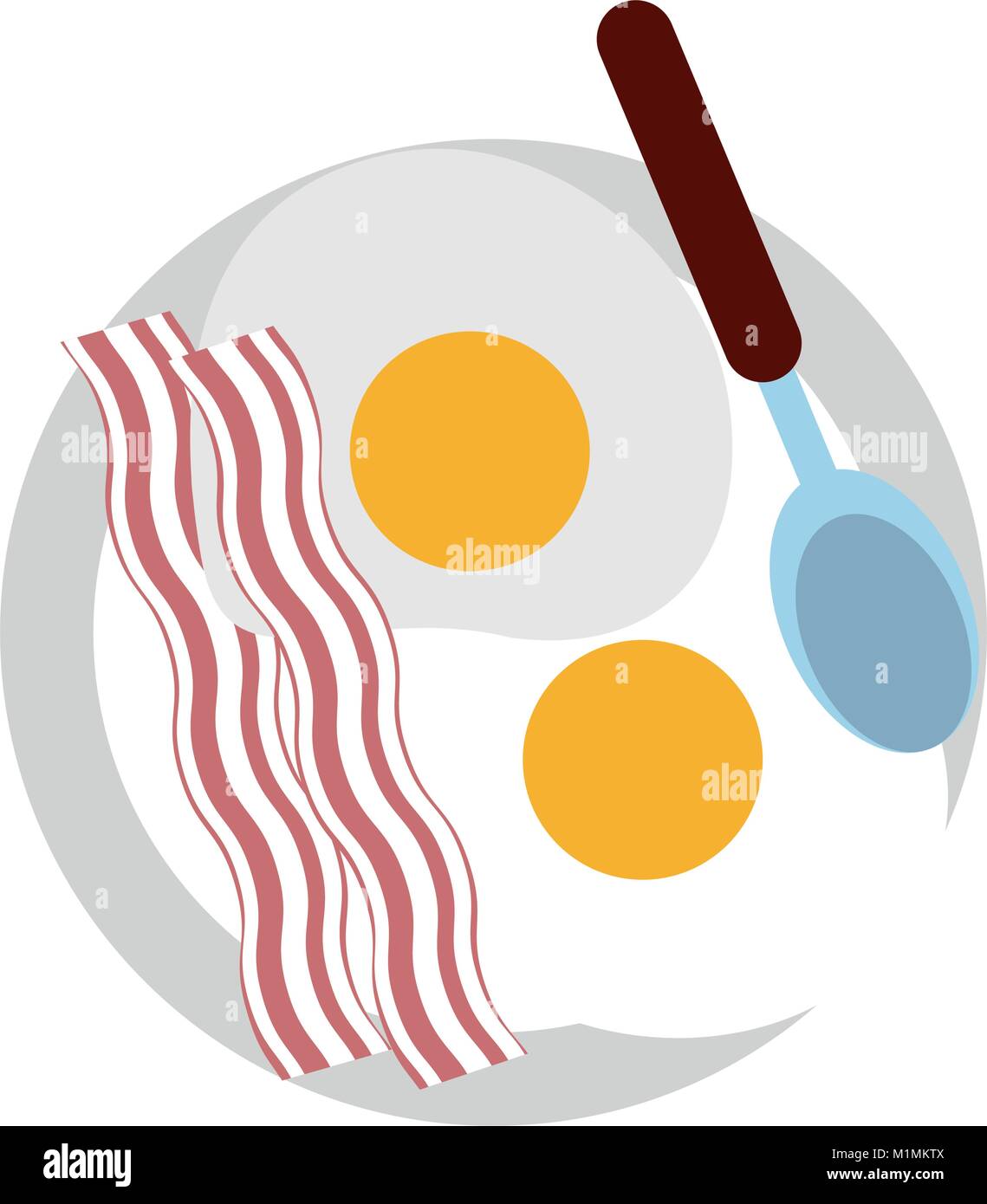 American breakfast food Stock Vector Image & Art - Alamy