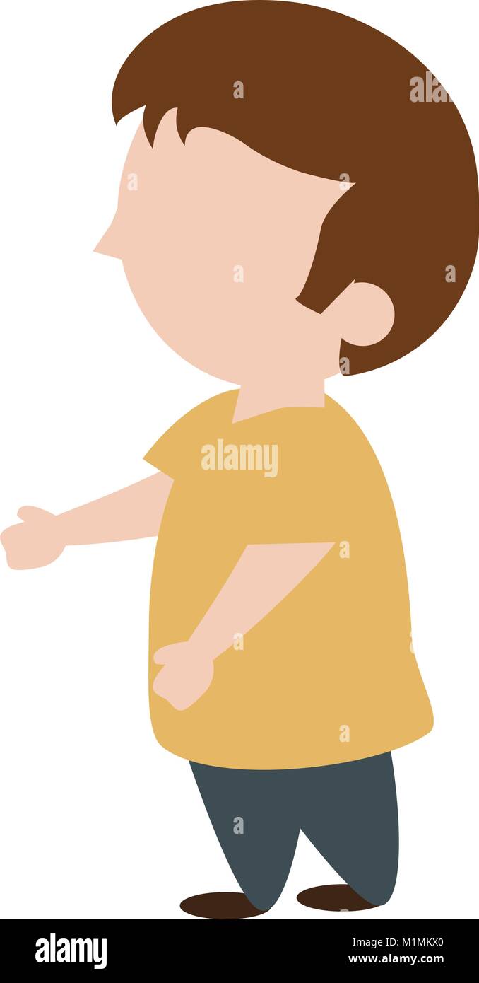 Cute boy faceless cartoon Stock Vector Image & Art - Alamy