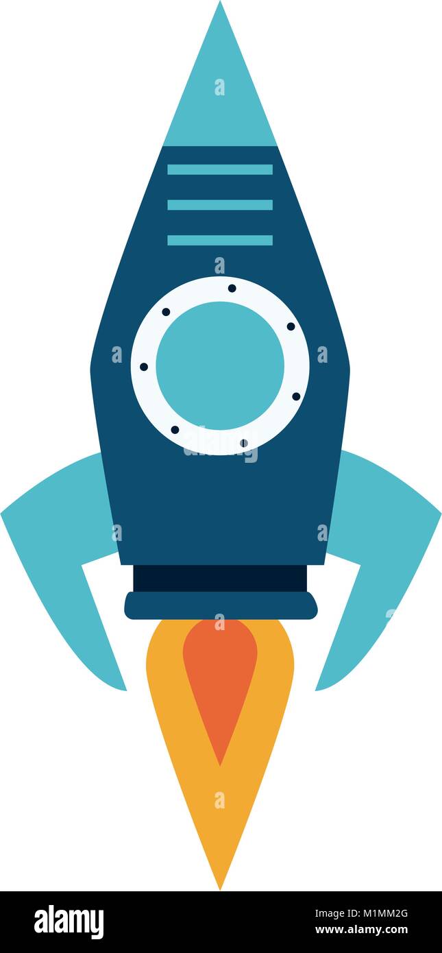 Rocket spaceship symbol Stock Vector Image & Art - Alamy