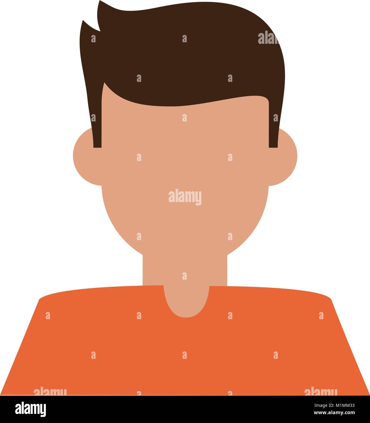 Man faceless cartoon Stock Vector Image & Art - Alamy