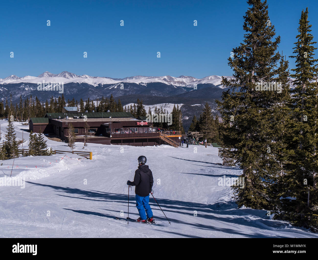 The Overlook day lodge and restaurant atop Peak 9, Breckenridge Ski ...