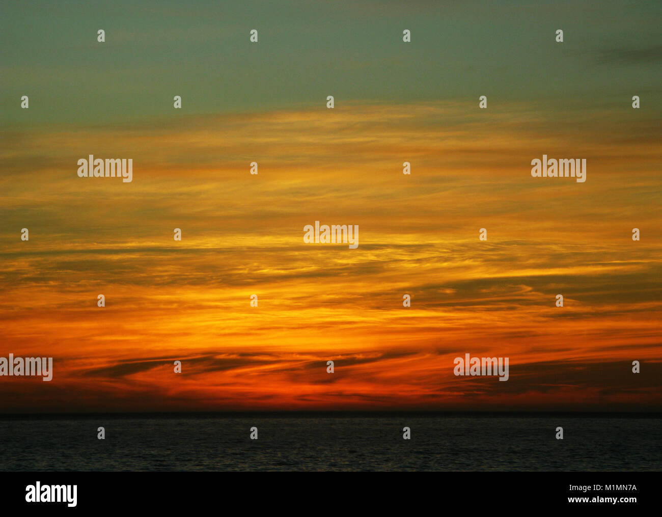 Fiery sunset hi-res stock photography and images - Alamy