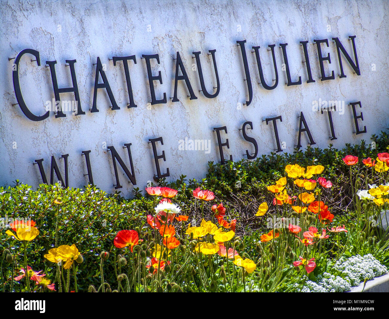 Château Julien Wine Estate in Carmel Valley, California USA Stock Photo ...