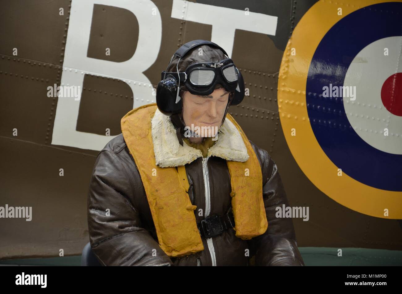 Life-sized dummy of James May dressed as RAF pilot, from BBC series Toy ...