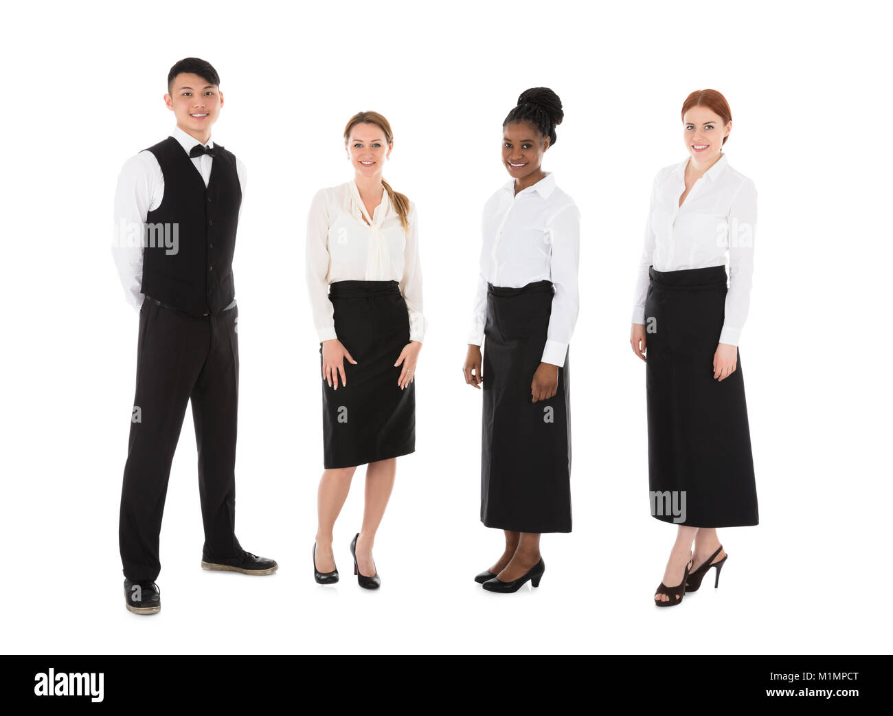 Asian staff woman restaurant hi-res stock photography and images - Alamy