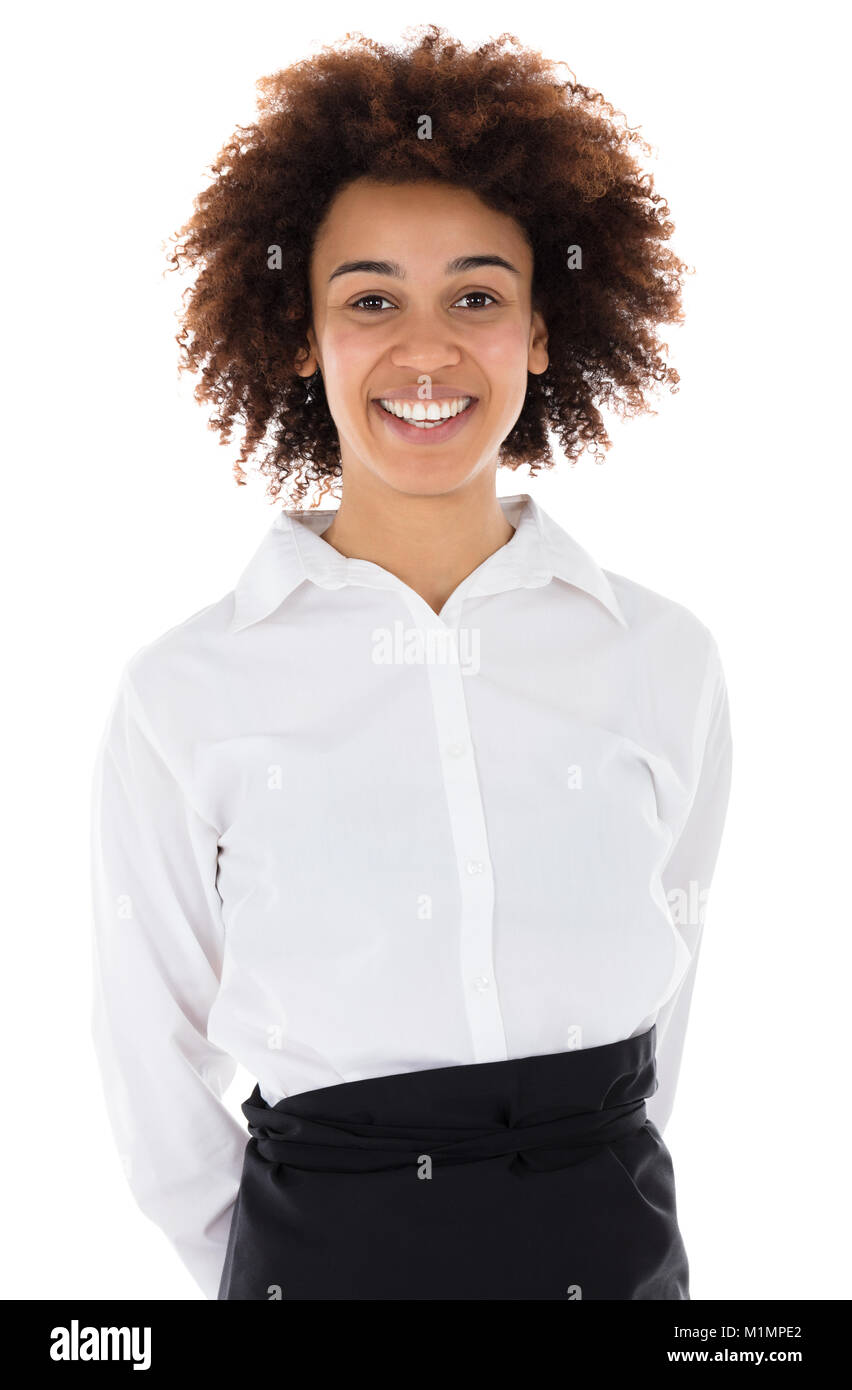 Hostess waitress employee hi-res stock photography and images - Alamy