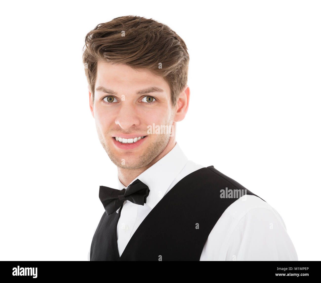 Portrait smiling male staff hi-res stock photography and images - Alamy