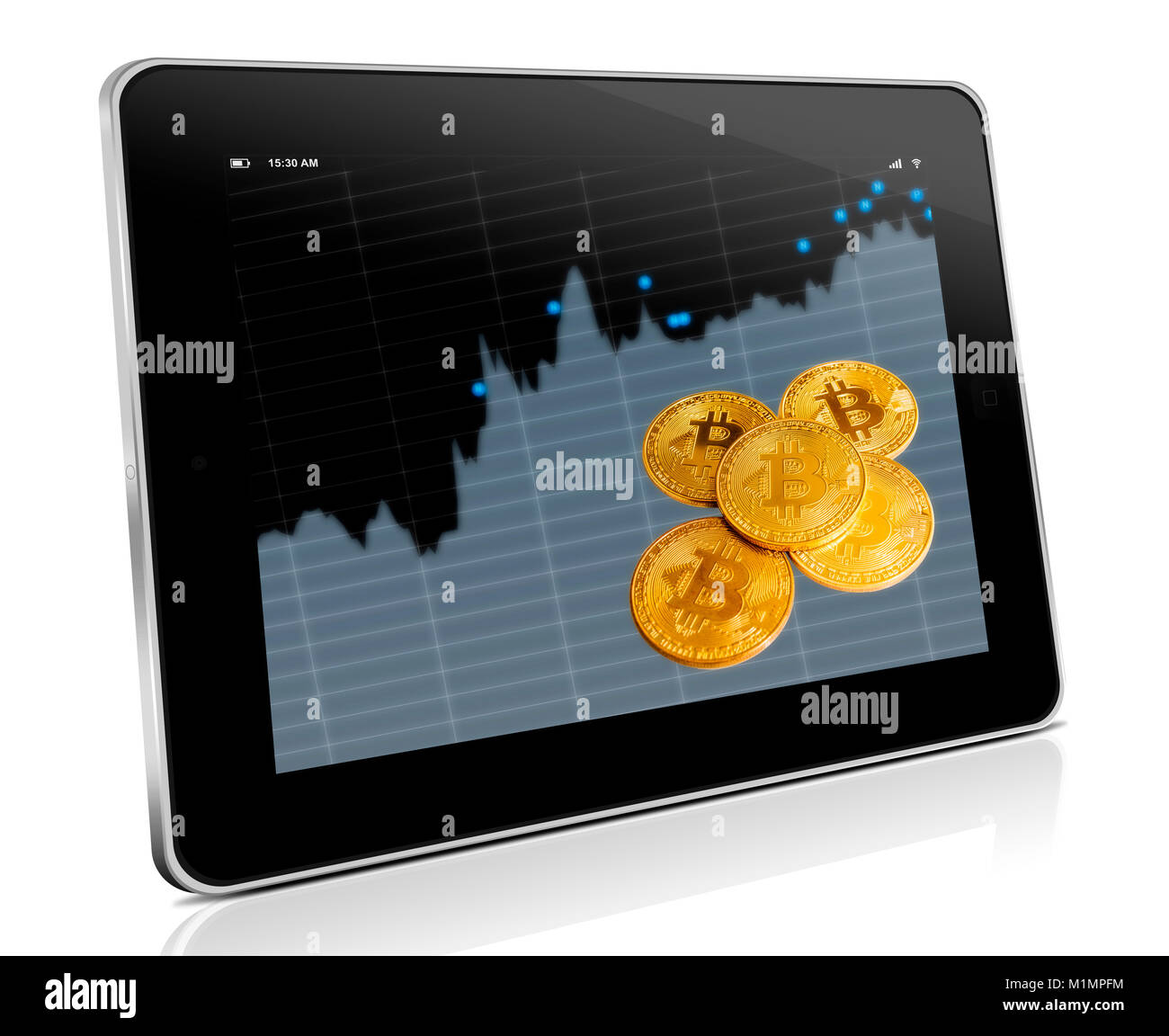 Virtual currency charts Cut Out Stock Images & Pictures - Alamy