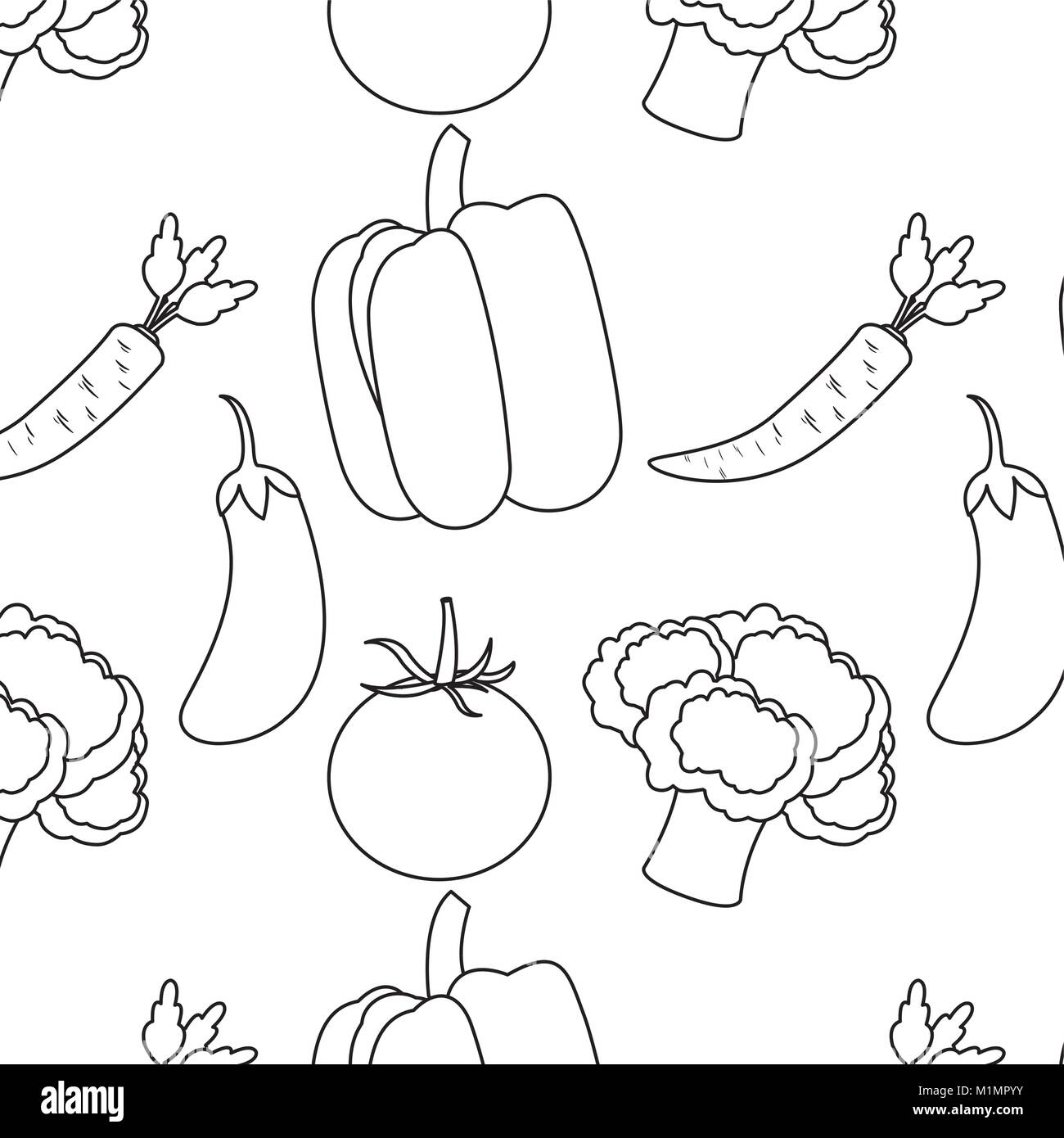 Stem vegetables Black and White Stock Photos & Images - Alamy