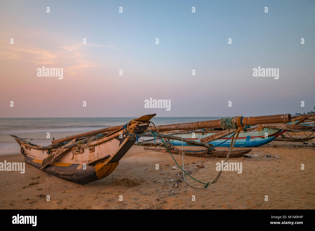 Negombo Beach, Oruwa, Colombo, Western Province, Sri Lanka, Asia Stock ...