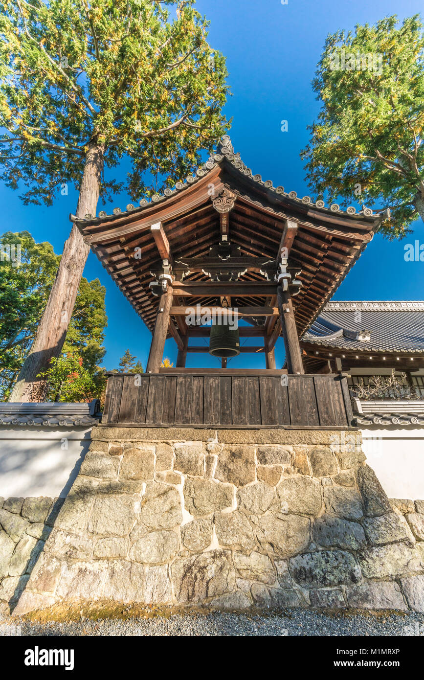 Shourou or Shoro (Belfry) of Zuiryusan Nanzen-ji or Zenrin-ji. Zen ...