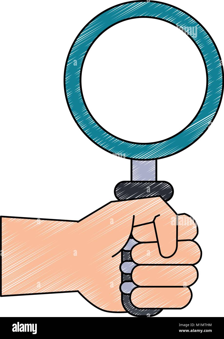 Magnifying glass symbol Stock Vector Image & Art - Alamy