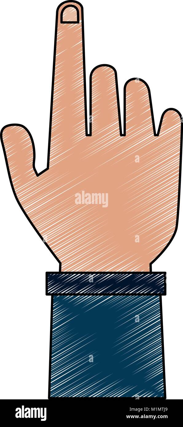 Hand pointing up Stock Vector Image & Art - Alamy