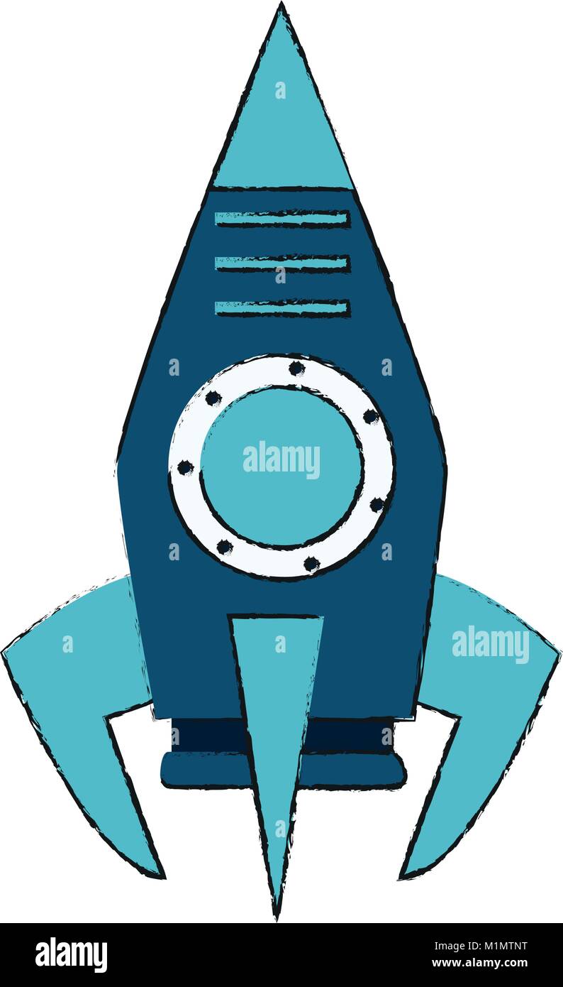 Rocket spaceship symbol Stock Vector Image & Art - Alamy